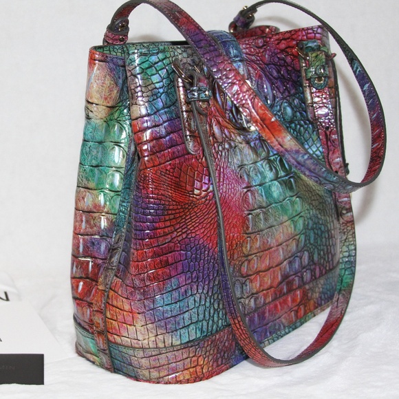 Brahmin | Bags | Nwt Brahmin Fiora Tote Bucket Bag Argyle Melbourne ...